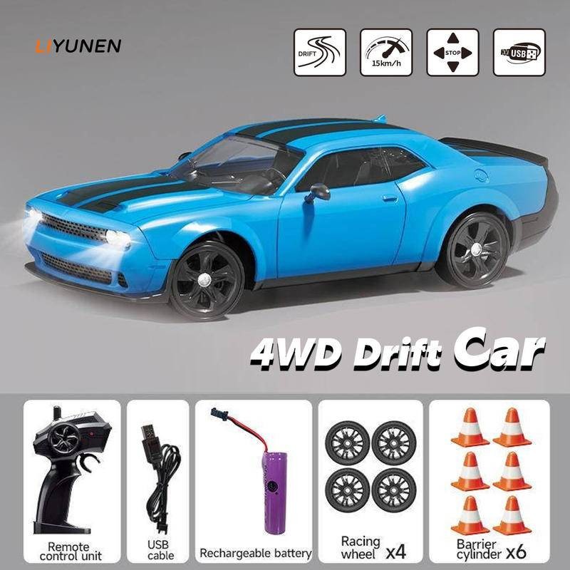 AE86 4WD RC Drift Car Toyota GTR Dodge Racing Car Model Toy 2.4G Remote ...