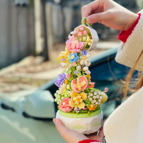 flower bouquet lego flower flower lego Senbao serasi Lego bata kedai ...