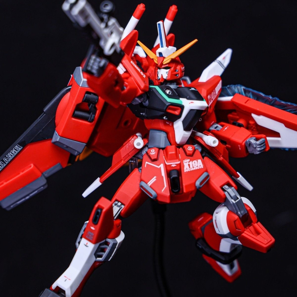 Red Infinite Justice HG1/144 Gundam Assembly Model | Shopee Malaysia
