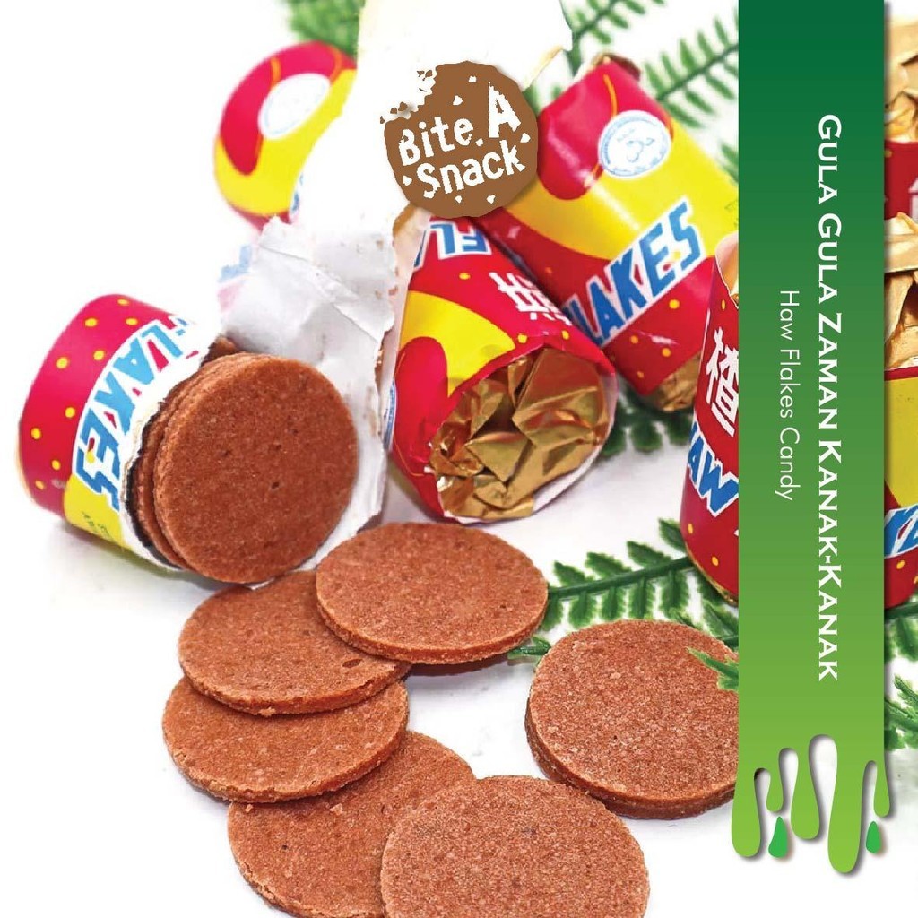 Haw Flakes Candy | Gula Gula Zaman Kanak-Kanak (HALAL) 6pcs/pack ...