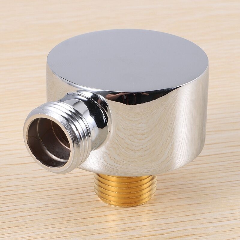Brass Round Wall Mount Shower Hose Connector Accessories G1/2Inch Water ...