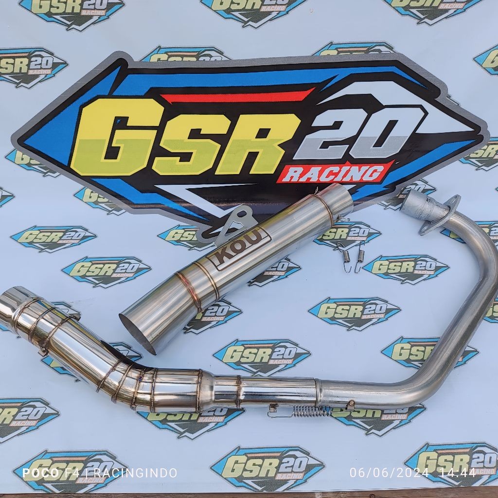 Open pipe Kou Mahachai superrr open exhaust pipe Canister 51mm 1 set ...