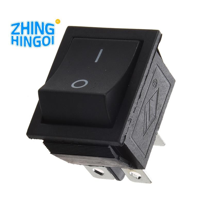 AC 250V 16A 4 Pin ON/OFF I/O 2 Position DPST Snap in Boat Rocker Switch ...