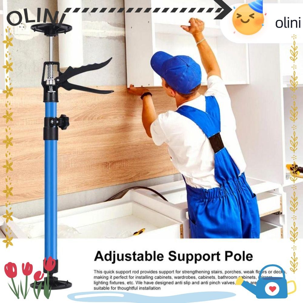 OLINI Cabinet Installation Jack Stand, Steel Telescopic Drywall Lifting ...