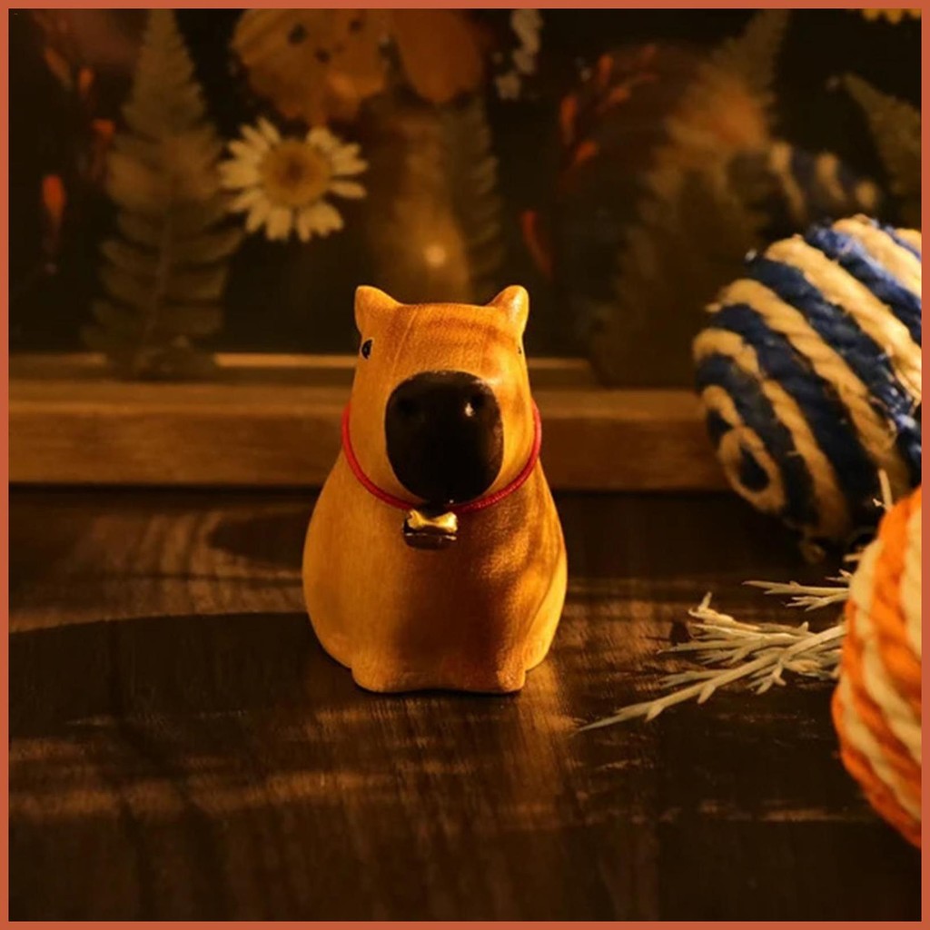 Capybara Toy Figure Capybara Statue Animal Figurines Desktop Decor ...