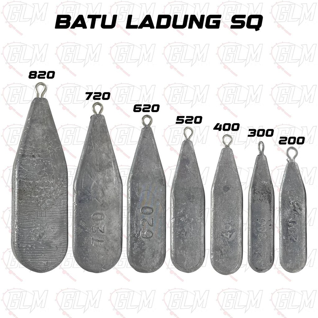 batu ladung SQ SIZE 400, 520, 620, 720, 820 Batu pancing | Shopee Malaysia
