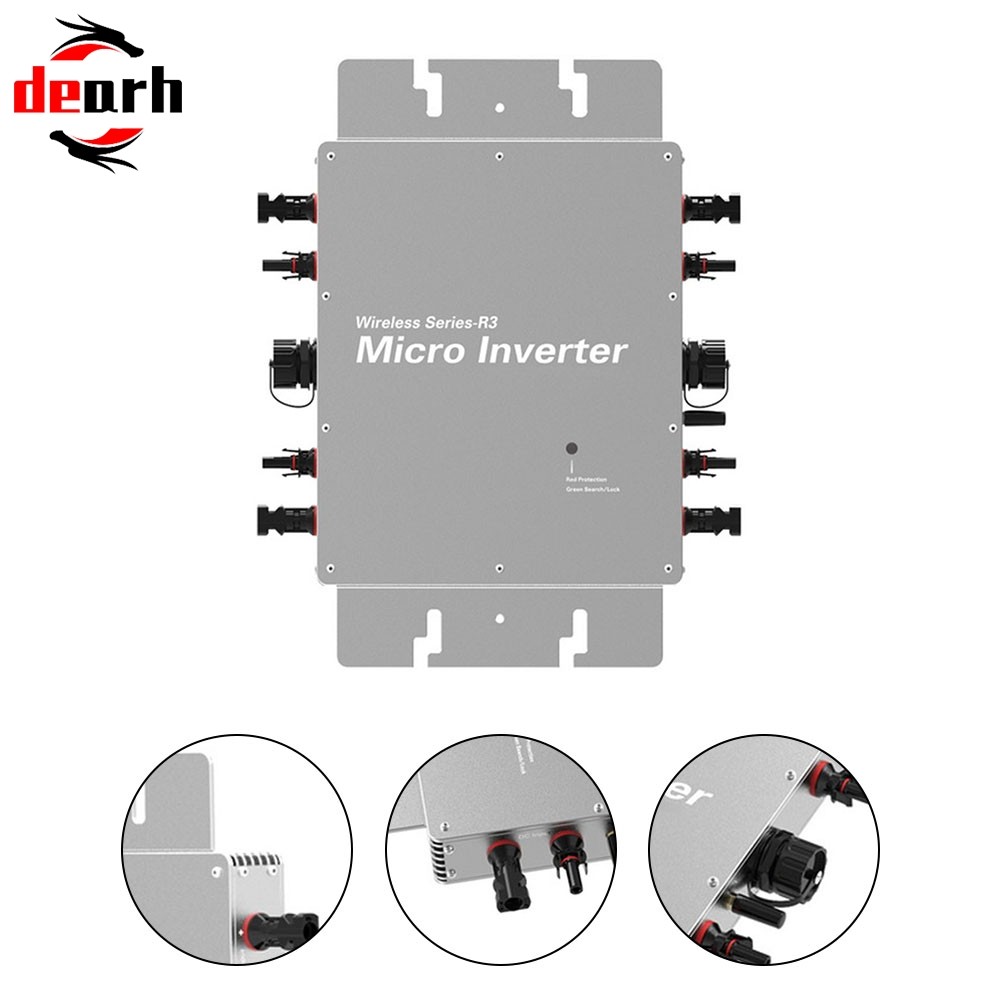 [DRHT] 1200-1600w Smart miniature Inverter Solar Grid Inverter APP ...