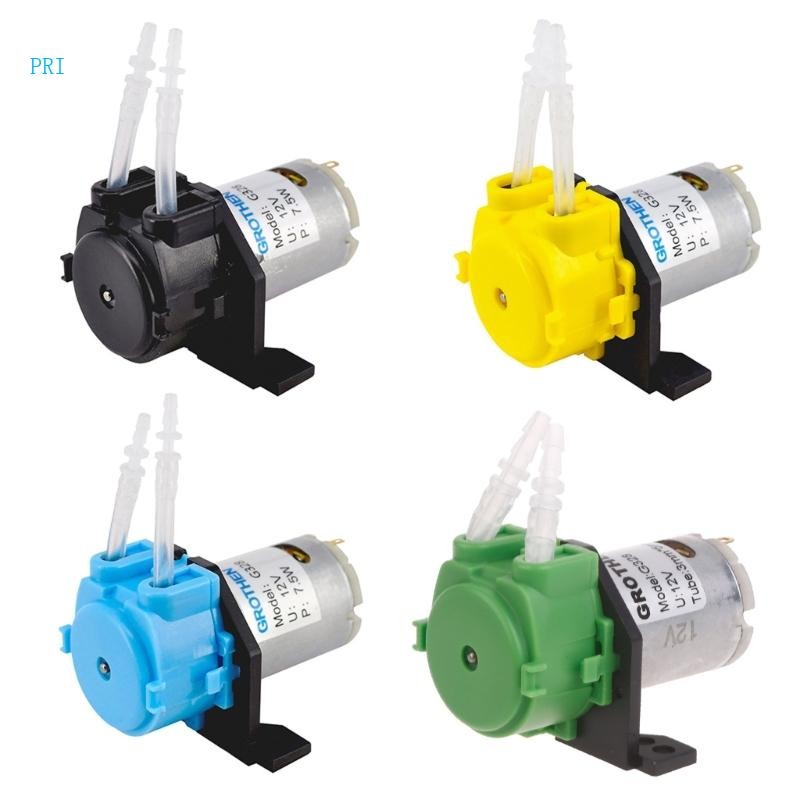 pri 12V Peristaltic Pump Long Service Life Liquid Dosing Pump Gadget Supplies for Chemical ...