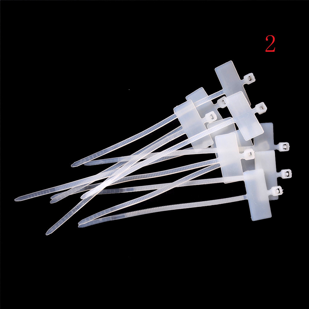 [Bli] 100Pcs RJ45 RJ12 Wire Power Cable Label Mark Tags Self-Locking ...