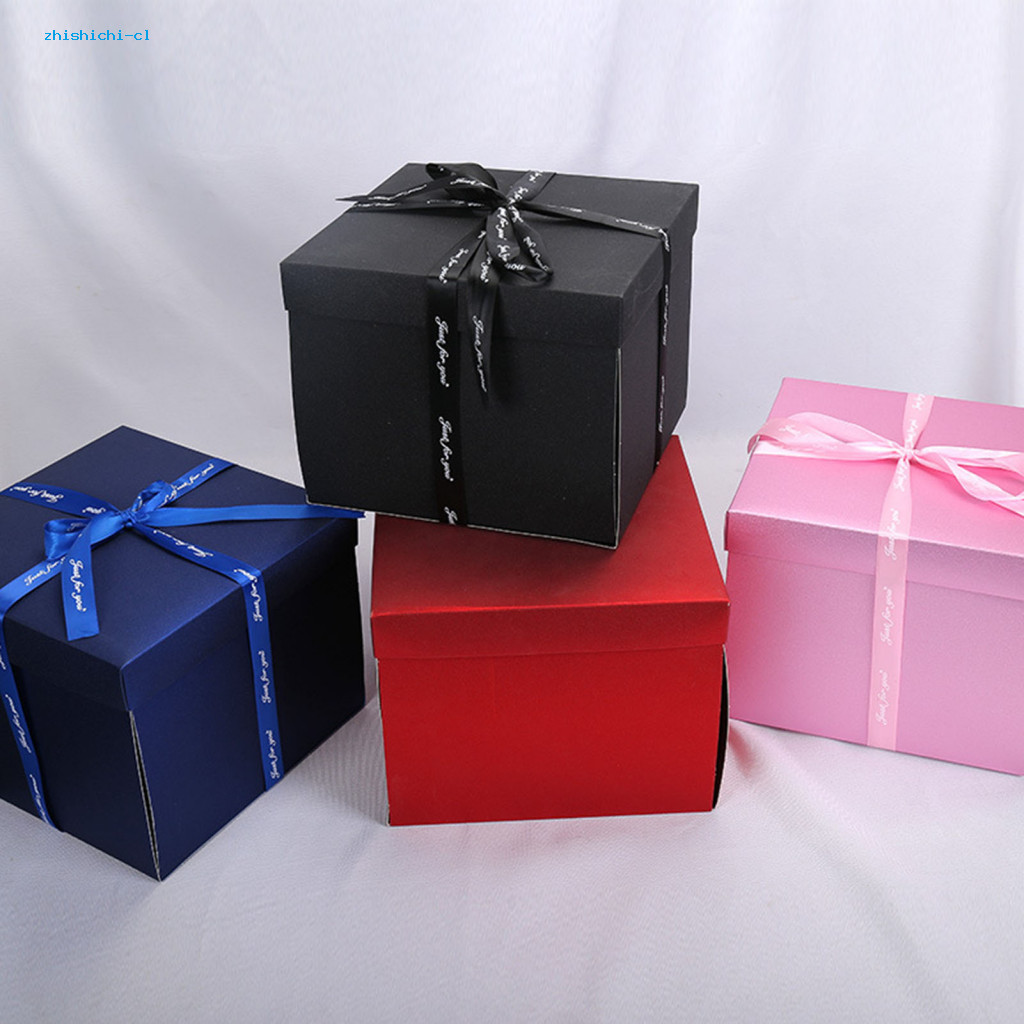 ZH_ Handmade Explosion Box Diy Surprise Gift Box Surprise Explosion Box ...