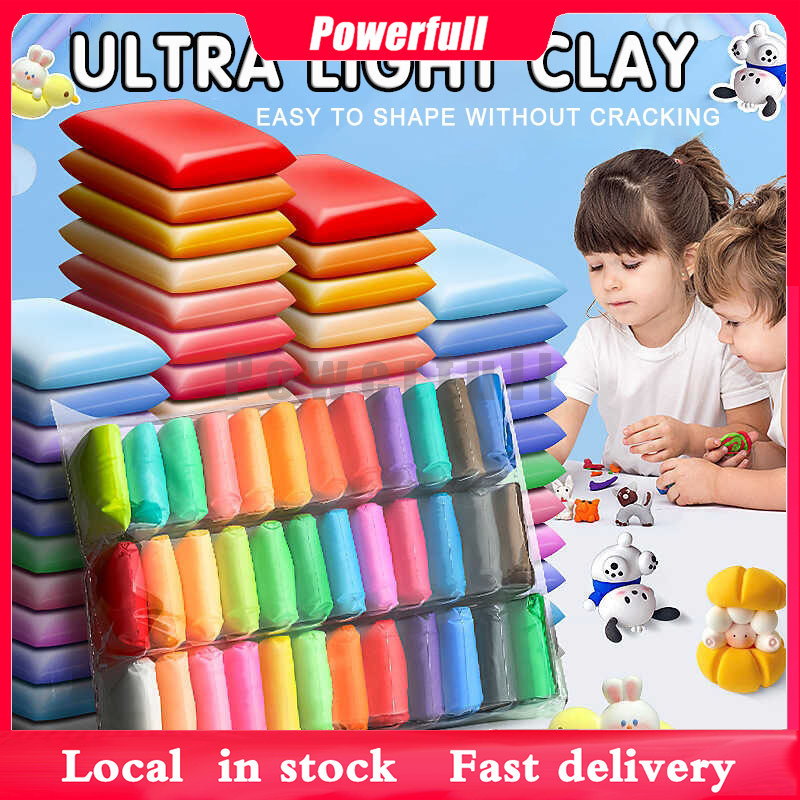 Ultra light clay 48 color rubber clay children's food grade non-toxic ...