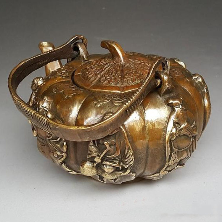 Bermain dengan tembaga borong pot tembaga lapan periuk abadi alat letak ...