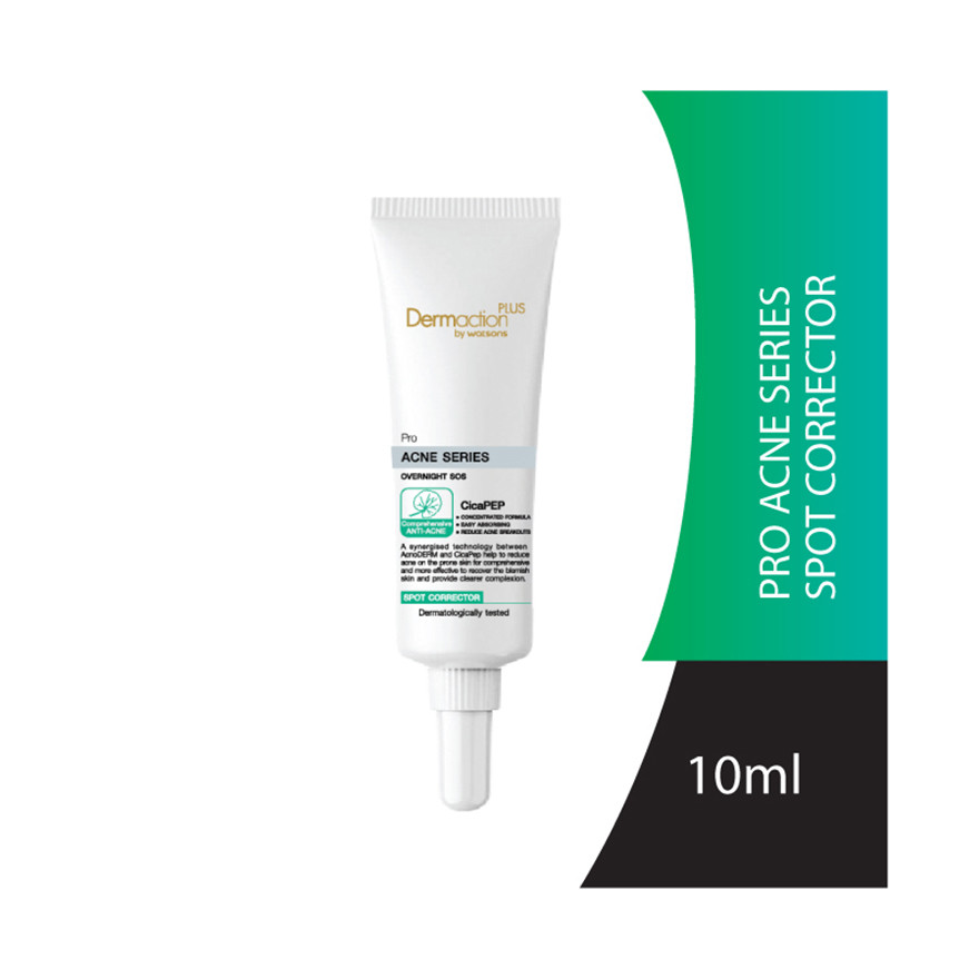 DERMACTION PLUS BY WATSONS Pro Acne Overnight SOS Spot Corrector 10ml ...