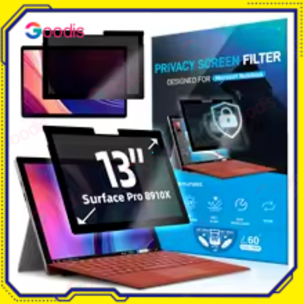 Privasi Microsoft Surface Pro 12 9 10 11 8 X Privacy Screen Protector ...