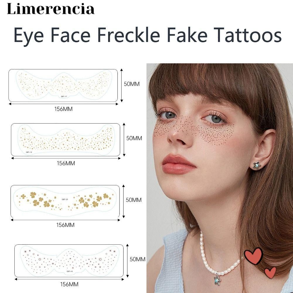 LIMERENCIA Face Freckle Stickers, Waterproof Essy To Remove Facial ...