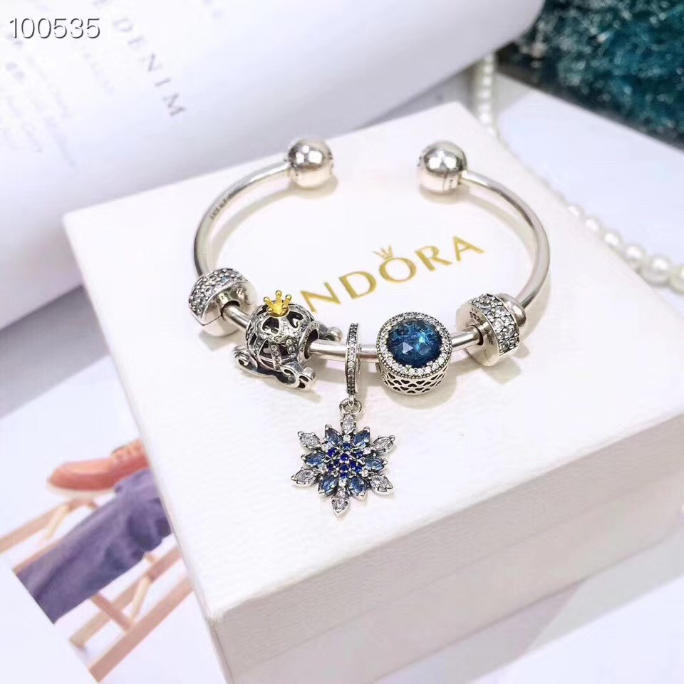 Pandora genuine 100% dream catcher Snowflake Charm Pendant birthday ...