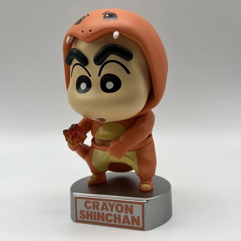 Crayon Shin-Chan cos Pokemon Pikachu Little Fire Dragon Cute Figure Car ...