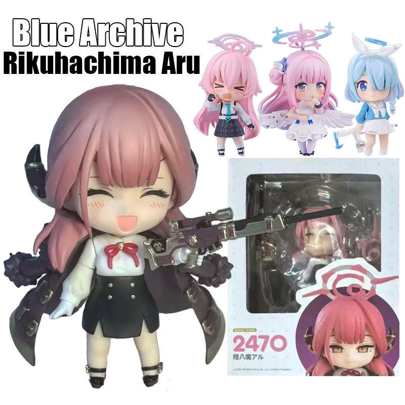 Action Figure Blue Archive Nendoroid Rikuhachima Aru Takanashi Hoshino ...