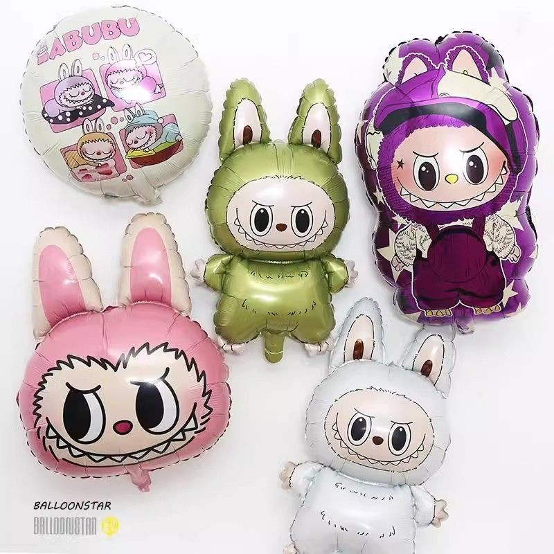 Children Balloon labubu Balloon labubu Aluminum Film Balloon Cartoon ...
