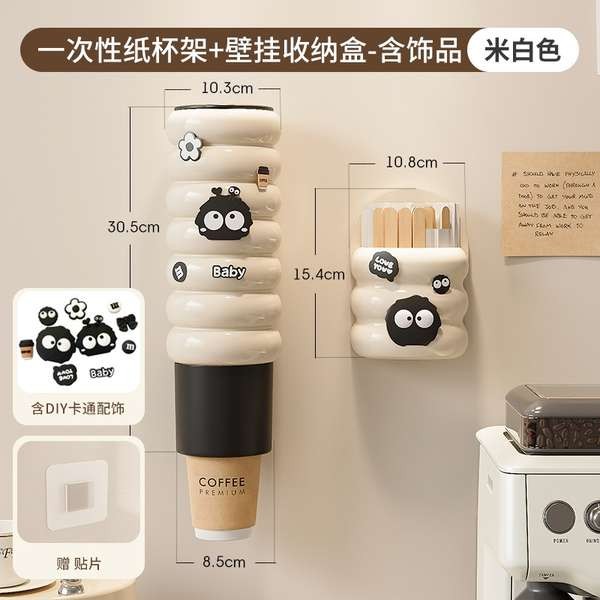 Desktop display rack tempat letak cawan plastik Pemegang cawan kertas ...