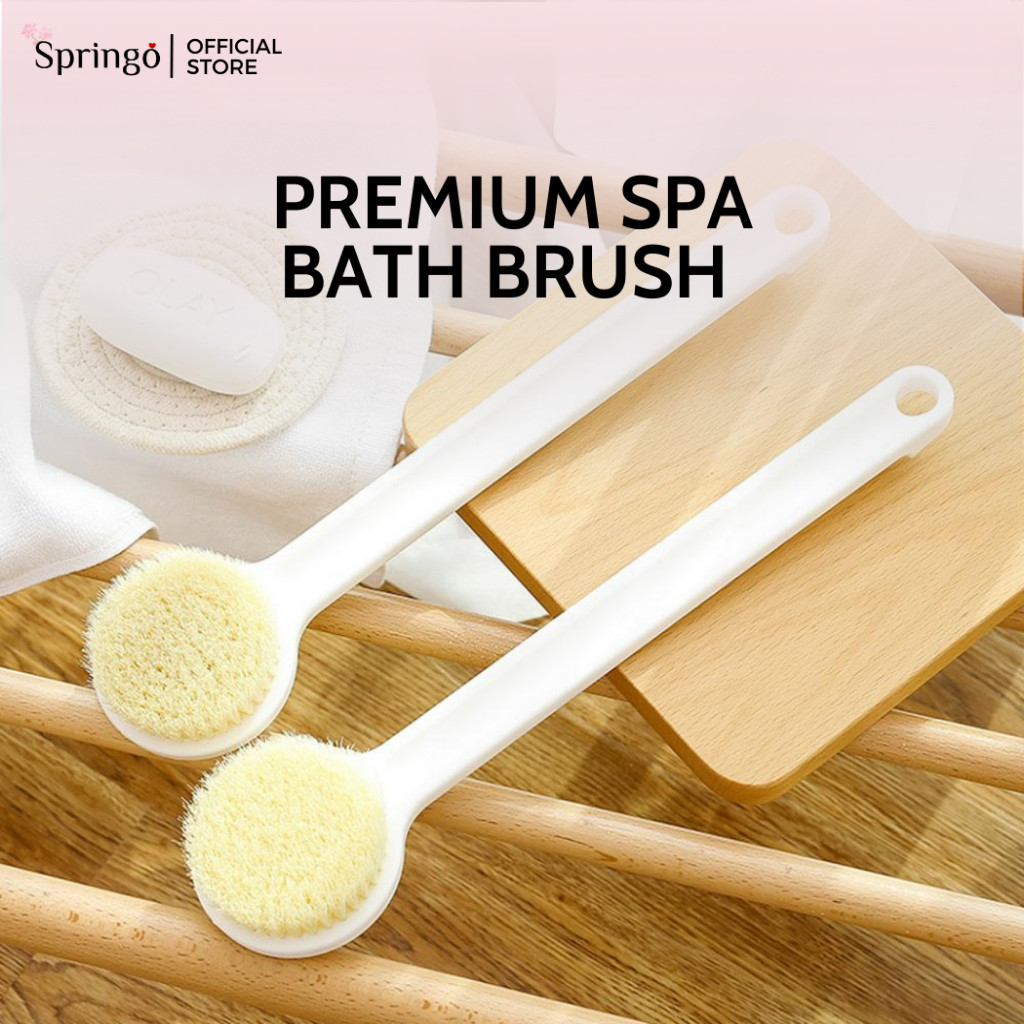 SG Muji Style Soft Shower Bath Brush Body Cleaning Brush Back Scrubber ...
