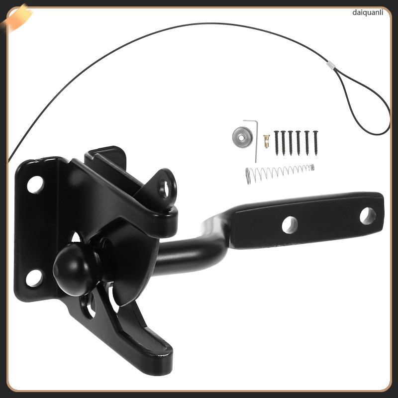 Heavy Duty Gate Latch For Outdoor Fences Spring Loaded Mechanism Door ...