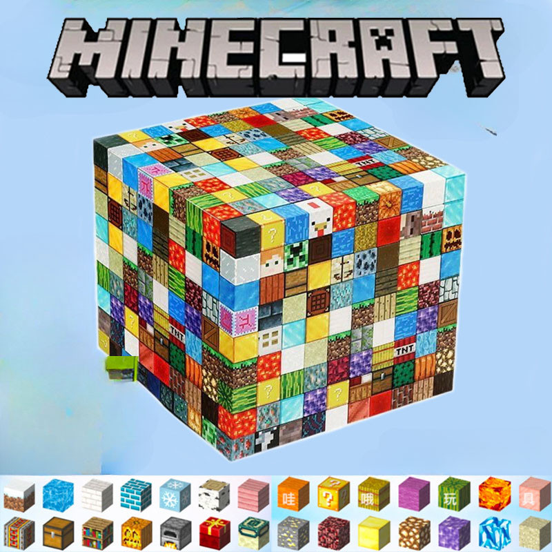 For Minecraft Magnetic Building Blocks Minecraft Toys Educational Toy ...