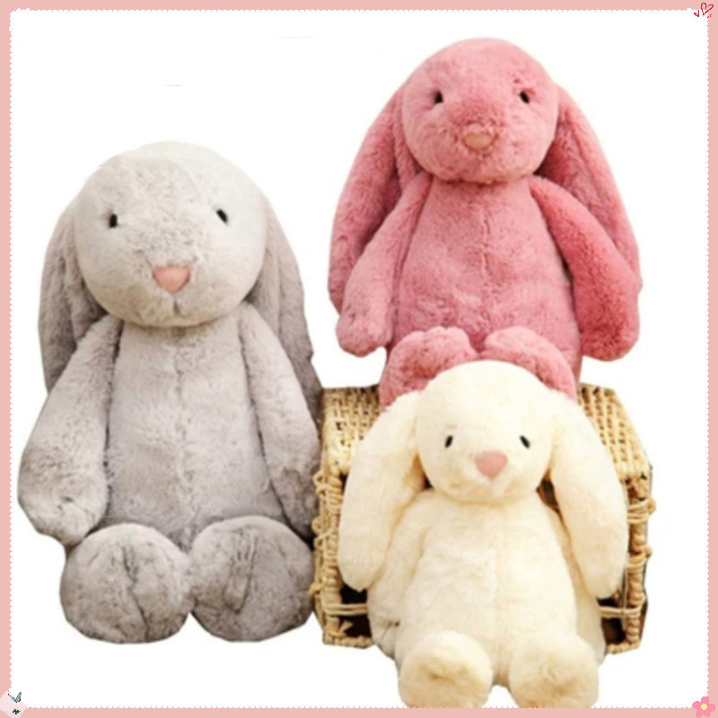 30cm Rabbit Cute Doll Plush Pillow Mainan Patung Kids Birthday Gift ...