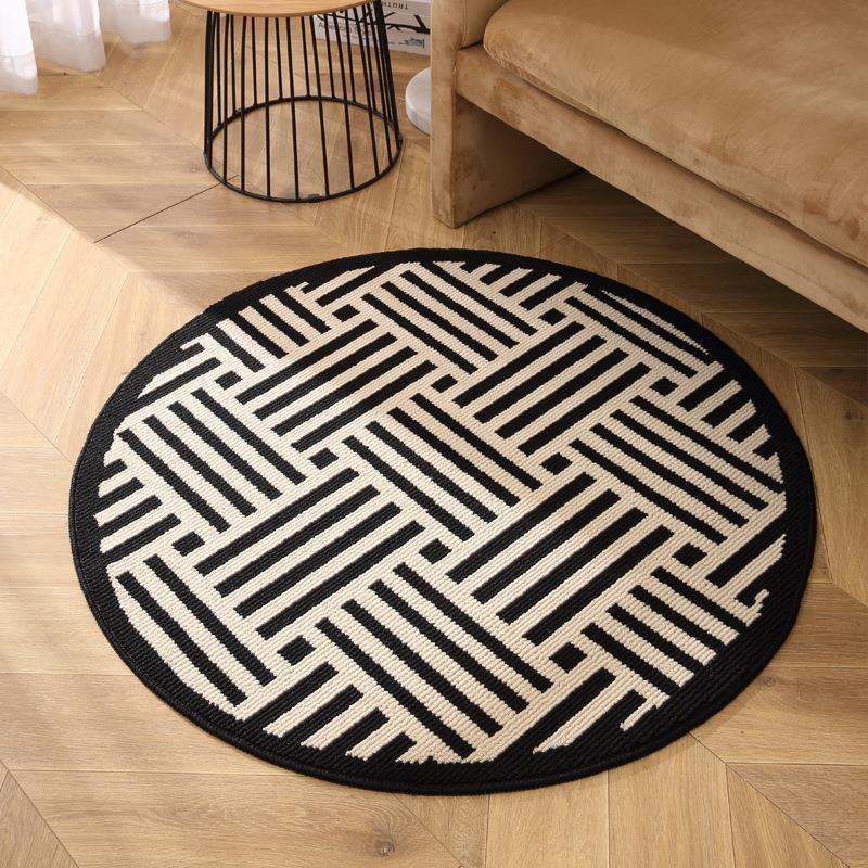 Bilik tidur permaidani bulat tebal permaidani bulat ruang tamu rumah ...