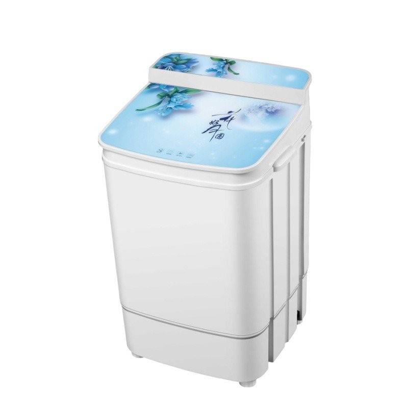 Mini Semi-Automatic Pulsator Single-Barrel Washing Machine Household ...