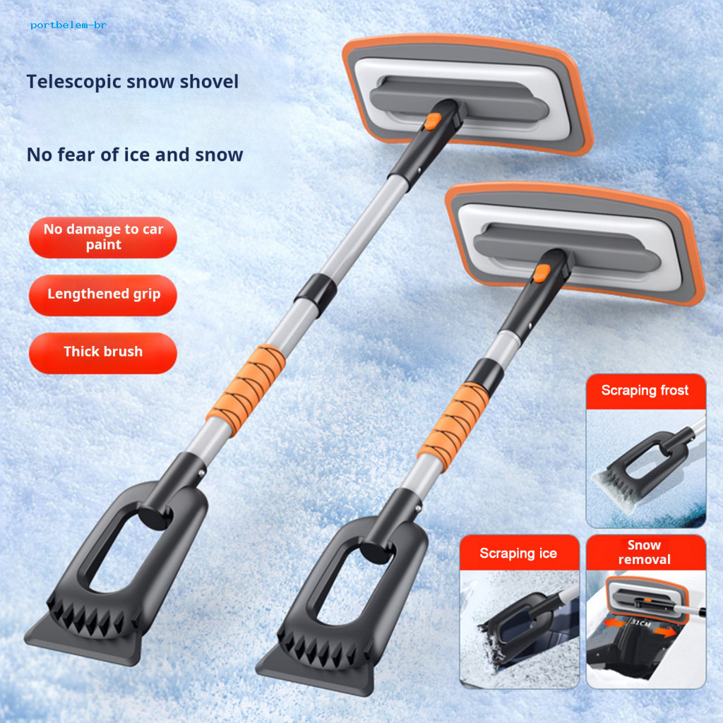 (portbelem) Detachable Snow Shovel Vertical Rotation Snow Shovel ...