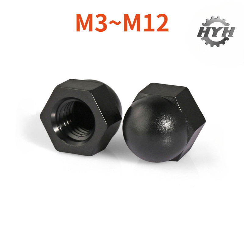 [HYH] Nylon Cap Nut M3M4M5M6M10M12 Plastic Cap Nut Plastic Decorative ...