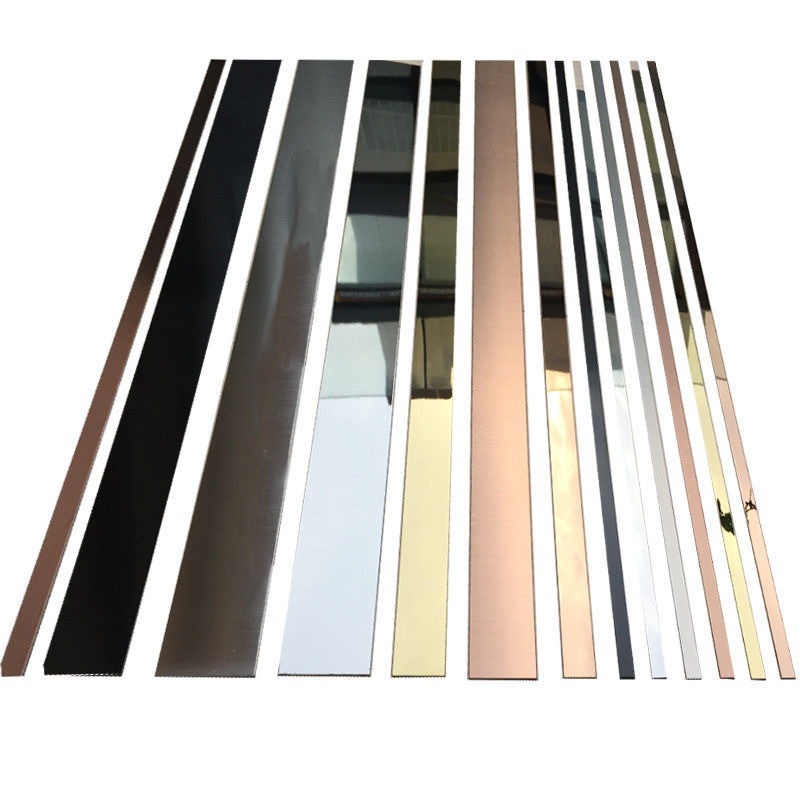3m Self-adhesive Stainless Steel Decorative Strip Background Wall ...