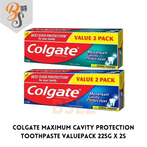 Colgate Maximum Cavity Protection Toothpaste Valuepack 225g x 2S ...