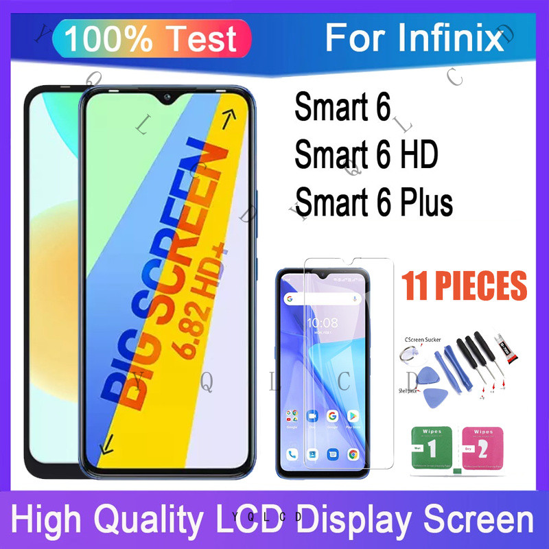 Original Infinix Smart 6 Smart 6 HD Smart 6 Plus LCD Display Touch ...