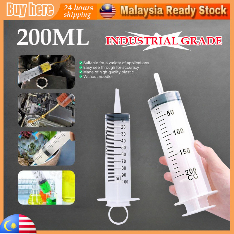 💉 200ML Picagari Syringe Penyedut Suction Car Engine Oil Extractor ...