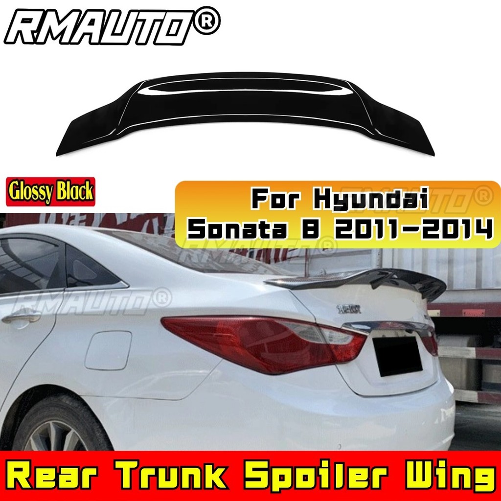 For Hyundai Rear Trunk Spoiler Wing Rear Roof Spoiler Roof Wing Body ...