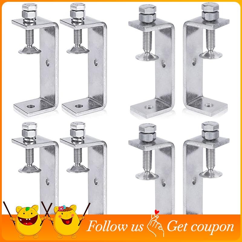 Metal Clamp Heavy Duty Clamp C Clamp Woodworking Clamp with Wide Jaw ...
