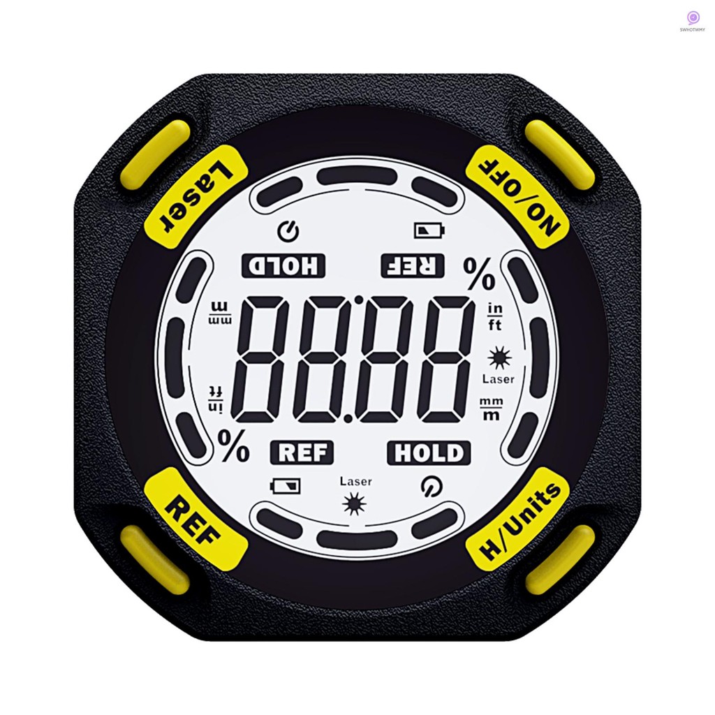 RM081 Laser Goniometer Rechargeable Digital Inclinometer ...