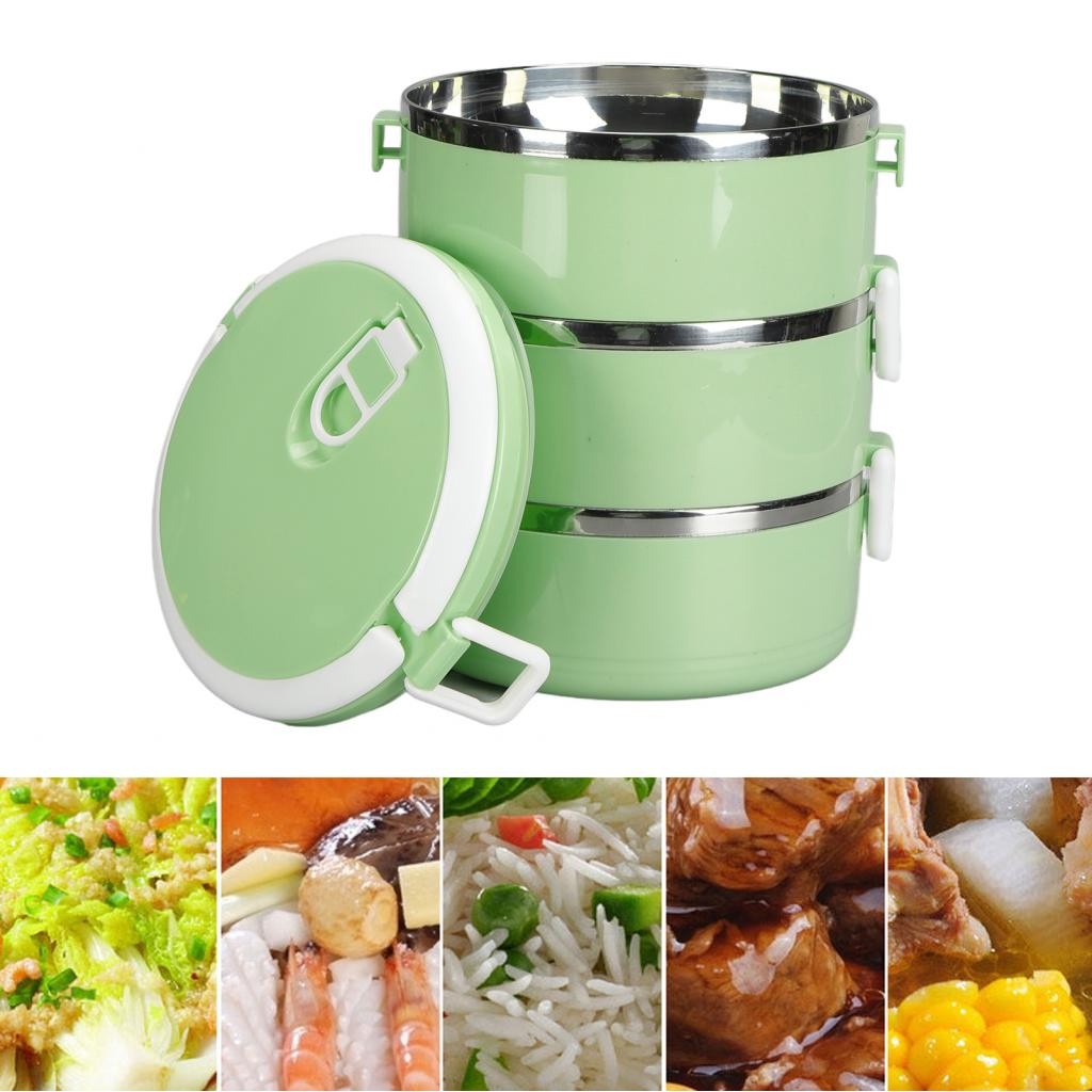 Moonbase Stainless Steel Bento Lunch Box Thermal Cylinder Container ...