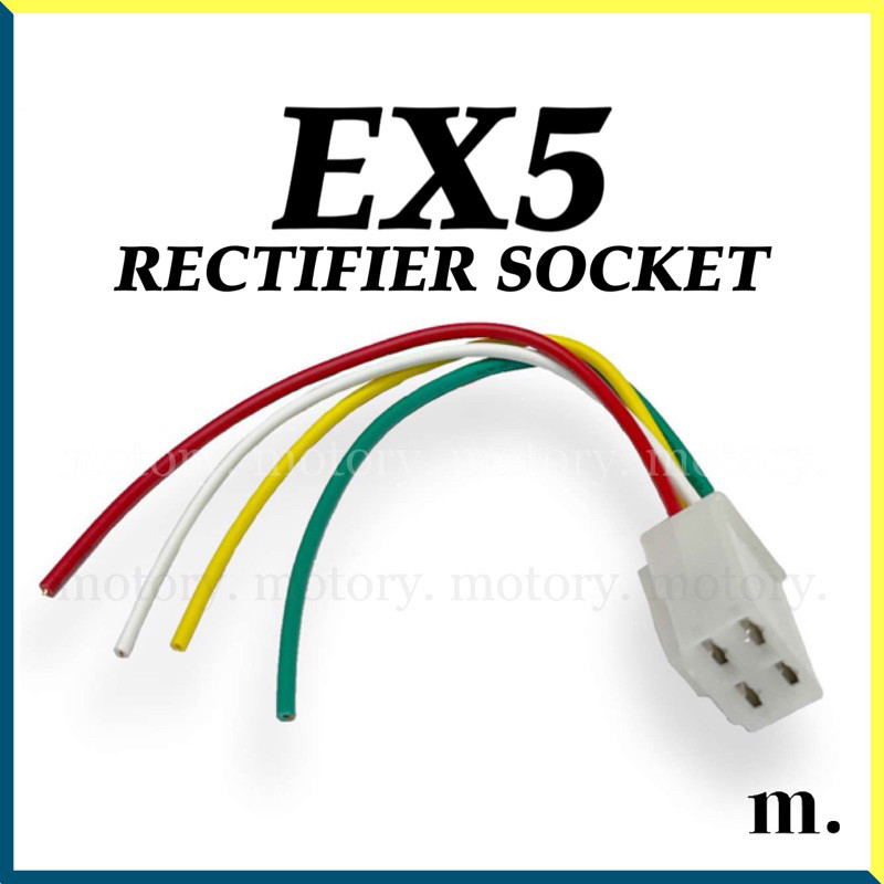 HONDA EX5 - RECTIFIER SOCKET RECFIFIER & REGULATOR WIRE EX5 HIGH POWER ...