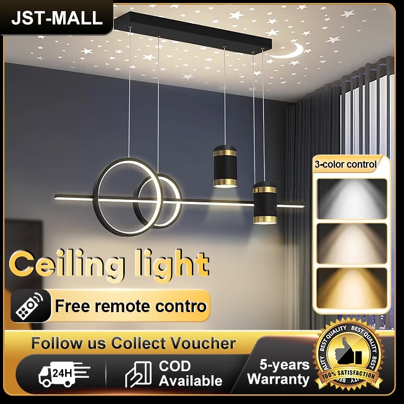 Ceiling light Lampu Ceiling Modern Pendant Lamp Led Rings Circle ...