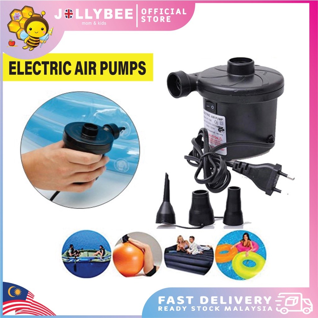 Inflatable Car Swimming Pool Bed Ball Float Electric Air Pump with 3 ...