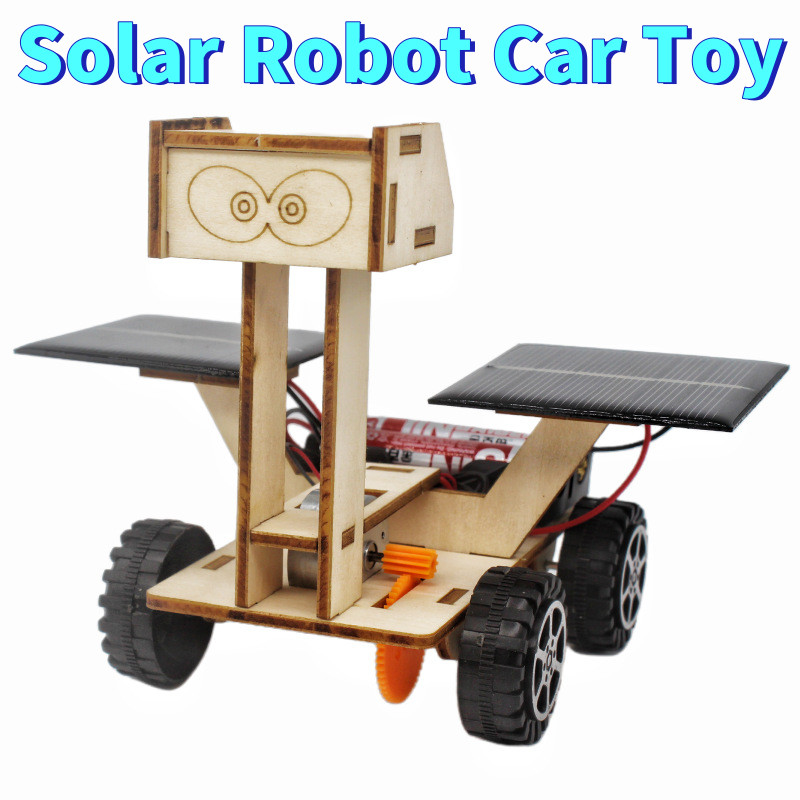 DIY Solar Car Stem Toy Science Educational Toy Set Mini Solar Powered ...