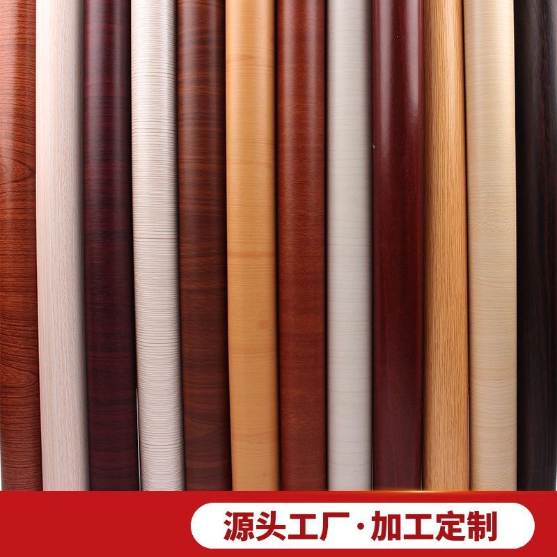 Kalis air PVC corak kayu stiker kertas dinding pelekat diri almari baju ...