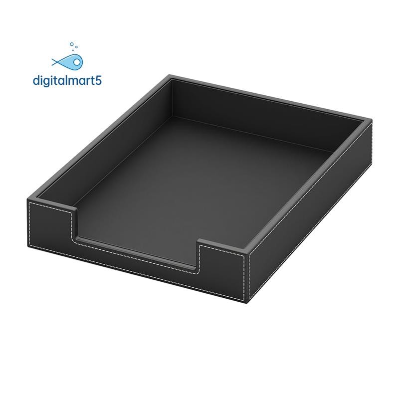 Leather Desk Organizer Tray, Stackable Leather Tray, Desk Organizers ...