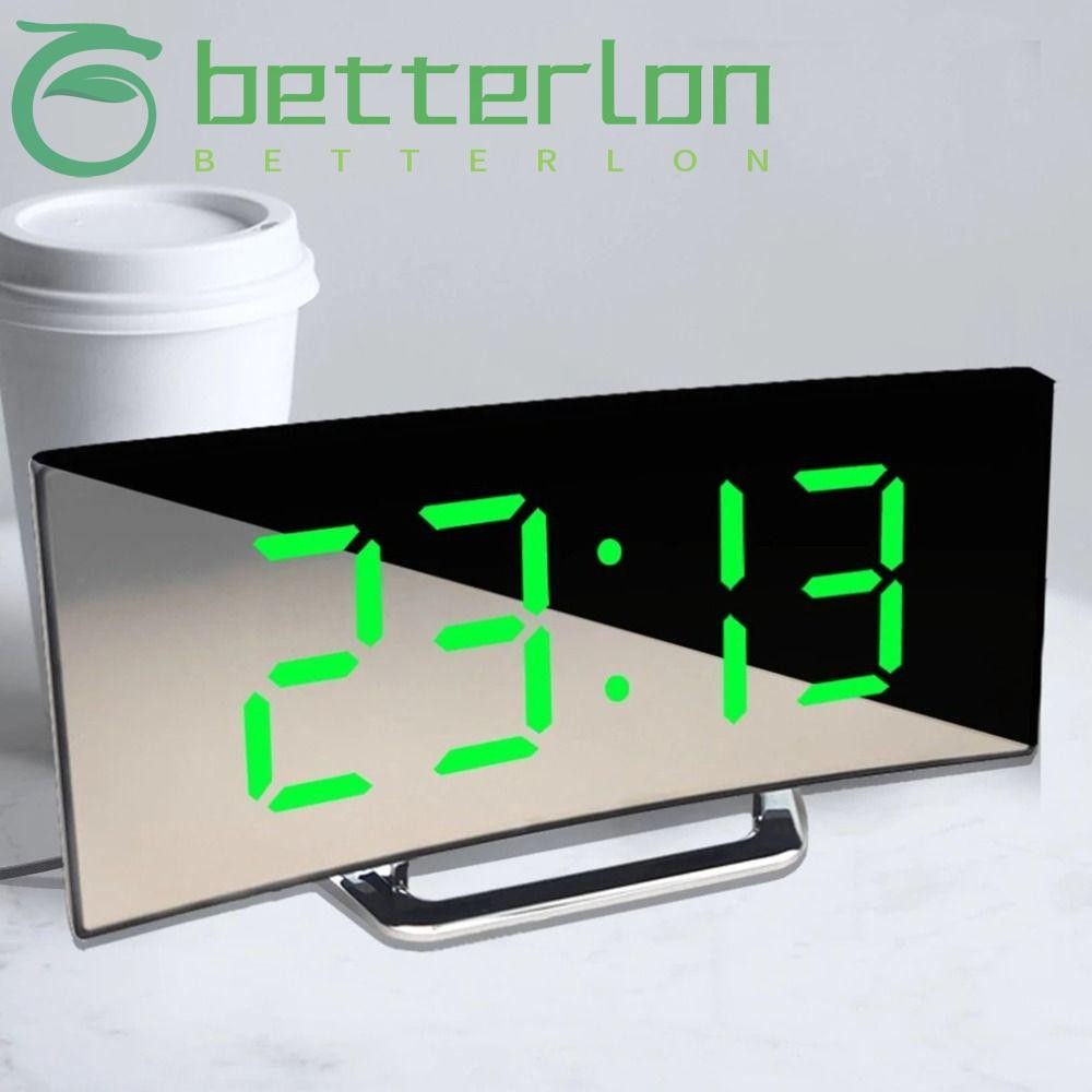 BETTER-LONTIME Electronic Clock Temperature Calendar Creative Number ...