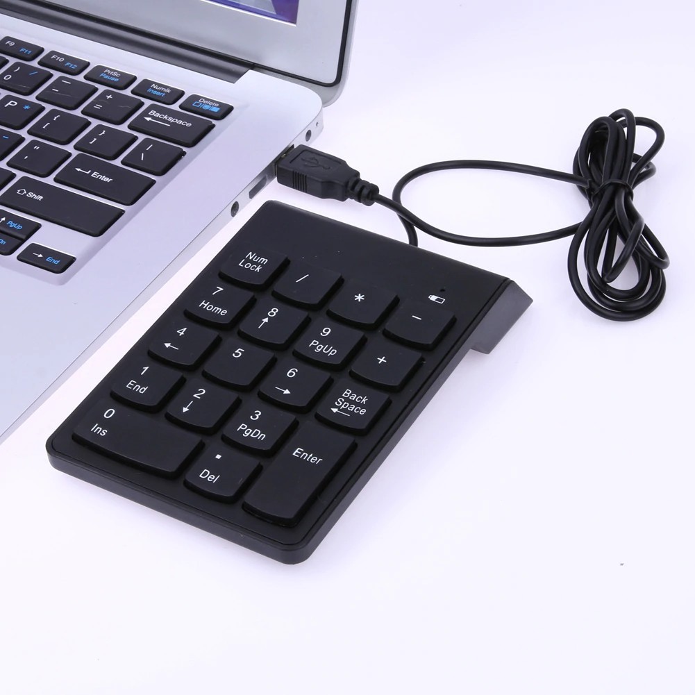 Universal Mini Wired USB Numeric Keypad Slim Number Pad Digital ...
