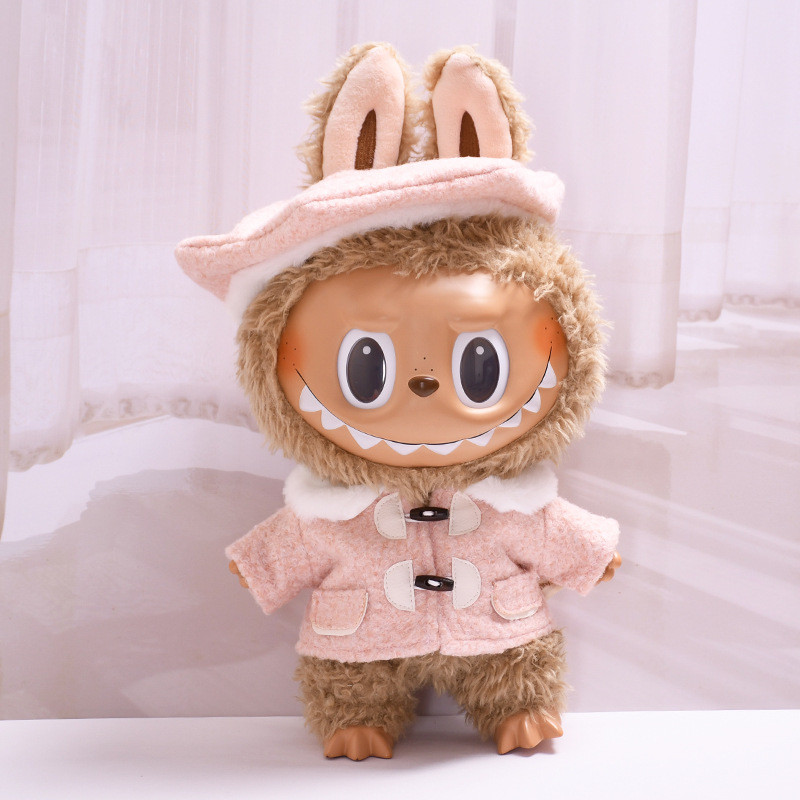 38cm Labubu doll clothes 38cm Labubu Labubu clothes Replacement Beret ...