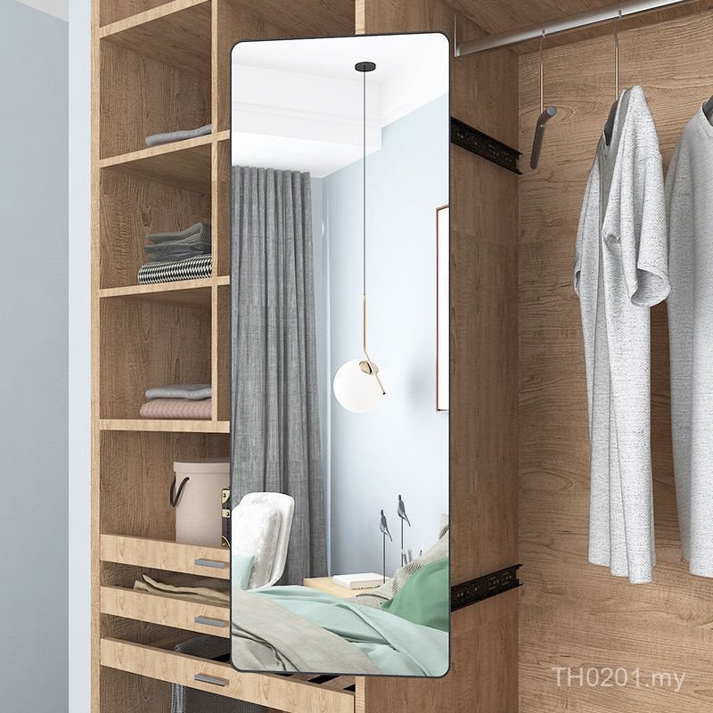 Wardrobe Mirror Built-In Sliding Dressing Mirror Interior Hidden ...